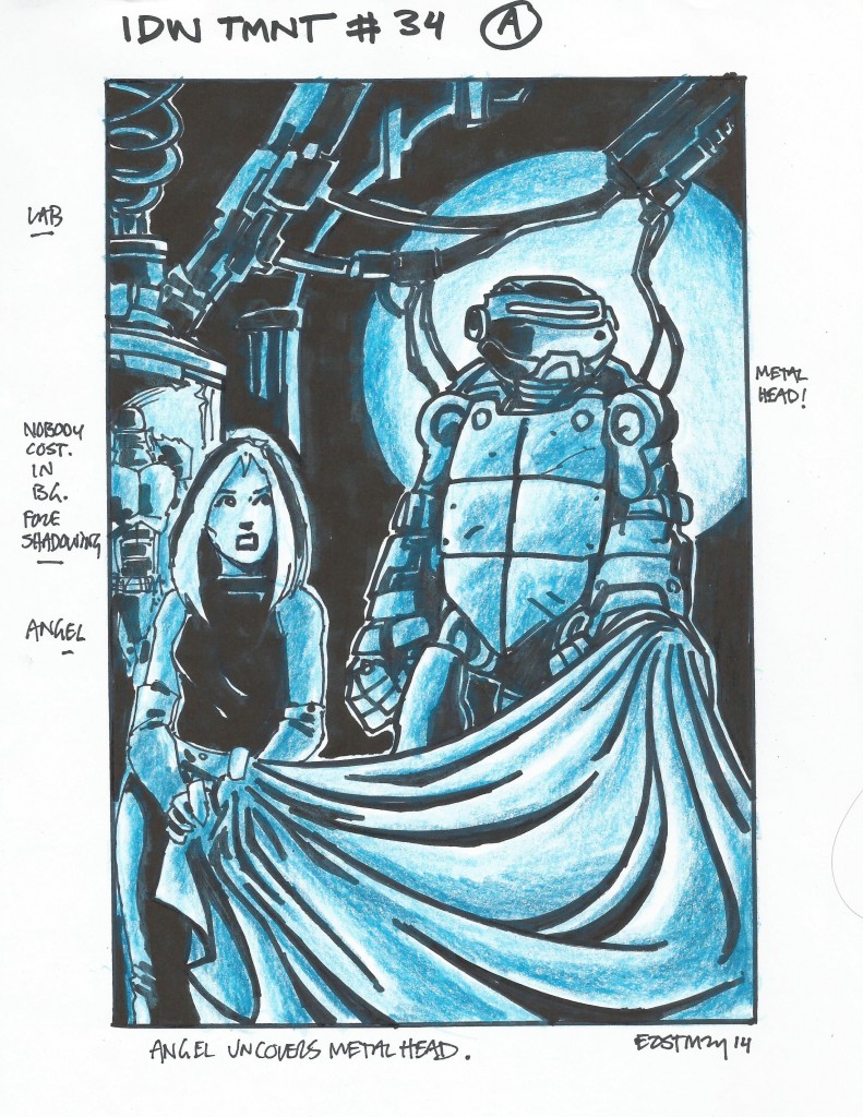 IDW TMNT Cover #34A – Kevin Eastman Studios