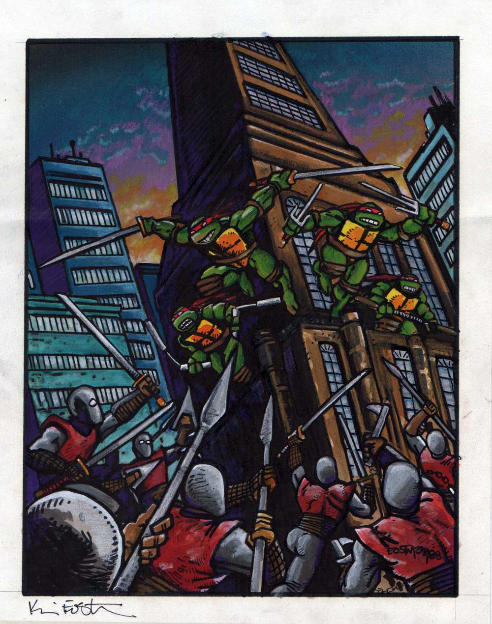 tmnt-collected-4-color-study – Kevin Eastman Studios