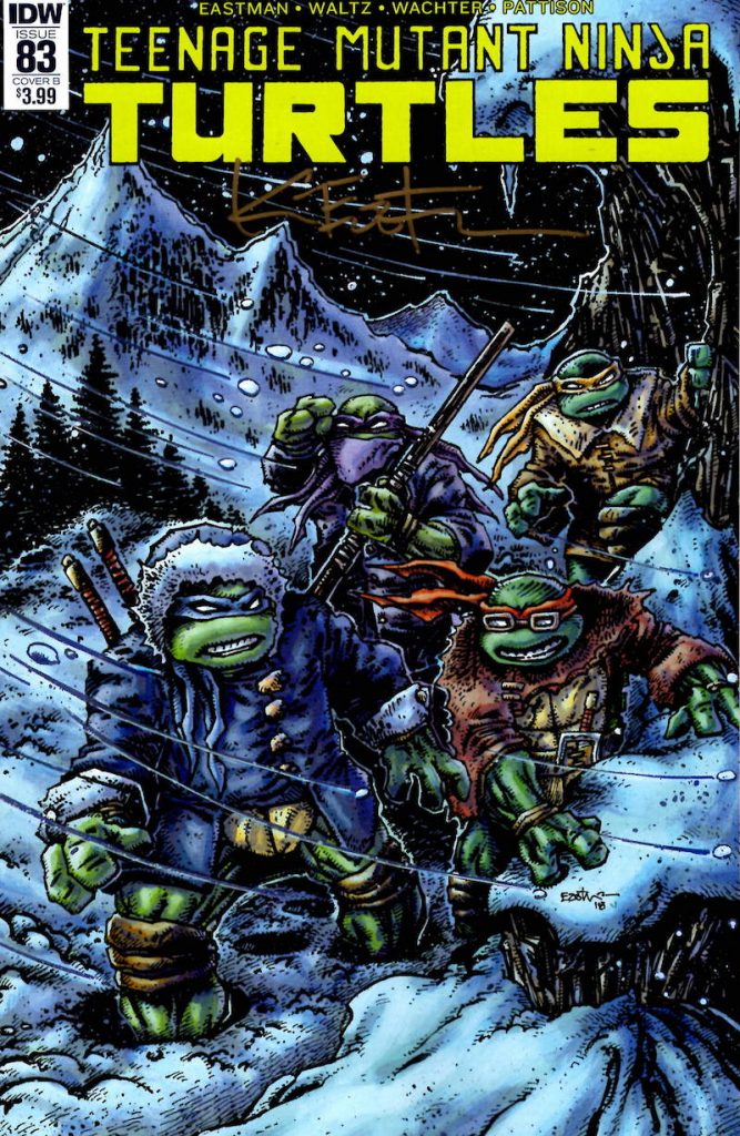 TMNT 83 Cover B – Signed – Kevin Eastman Studios