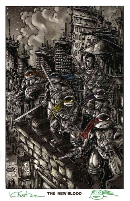 TMNT Color Classics Vol. 2 #2 SIGNED – Kevin Eastman Studios