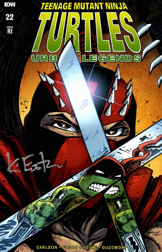 TMNT Issue #37 RI Signed – Kevin Eastman Studios