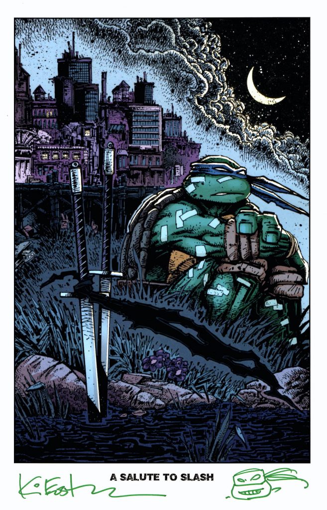 Classic Eastman Designed 1985 Leonardo Tee – Kevin Eastman Studios