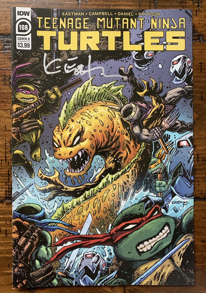 TMNT 85, Cover B – Signed – Kevin Eastman Studios