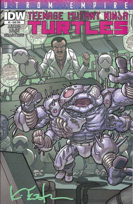 TMNT: Utrom Empire #2- Cover – Signed – Kevin Eastman Studios