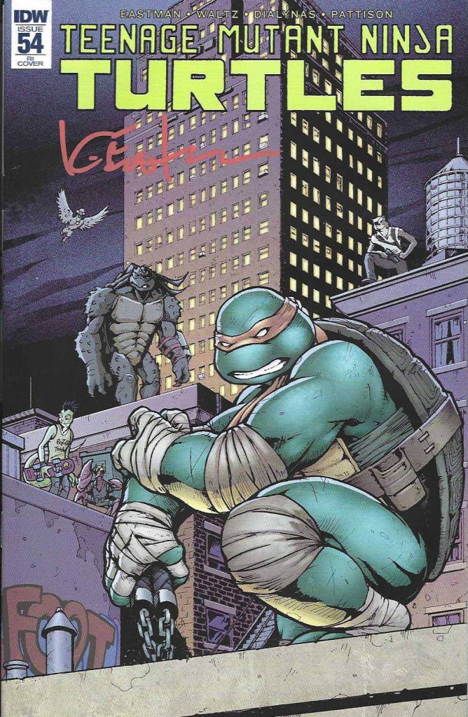 TMNT Issue #54 RI Signed – Kevin Eastman Studios