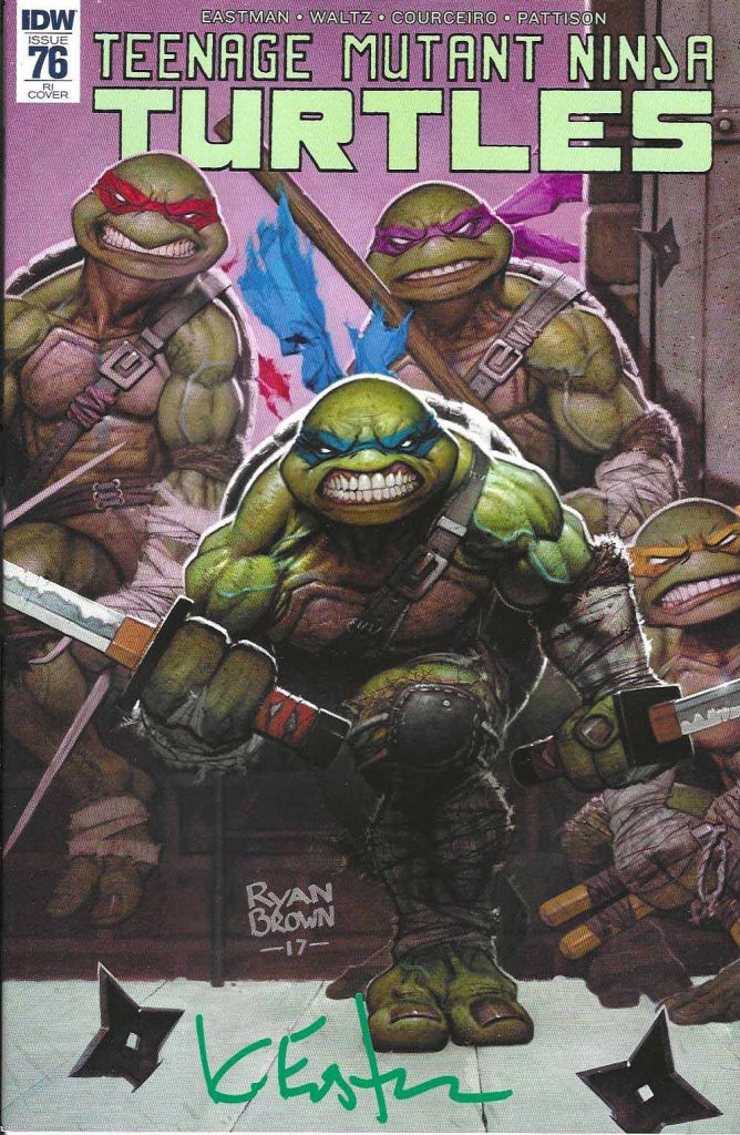 TMNT #76 RI Ryan Brown Variant – SIGNED – Kevin Eastman Studios