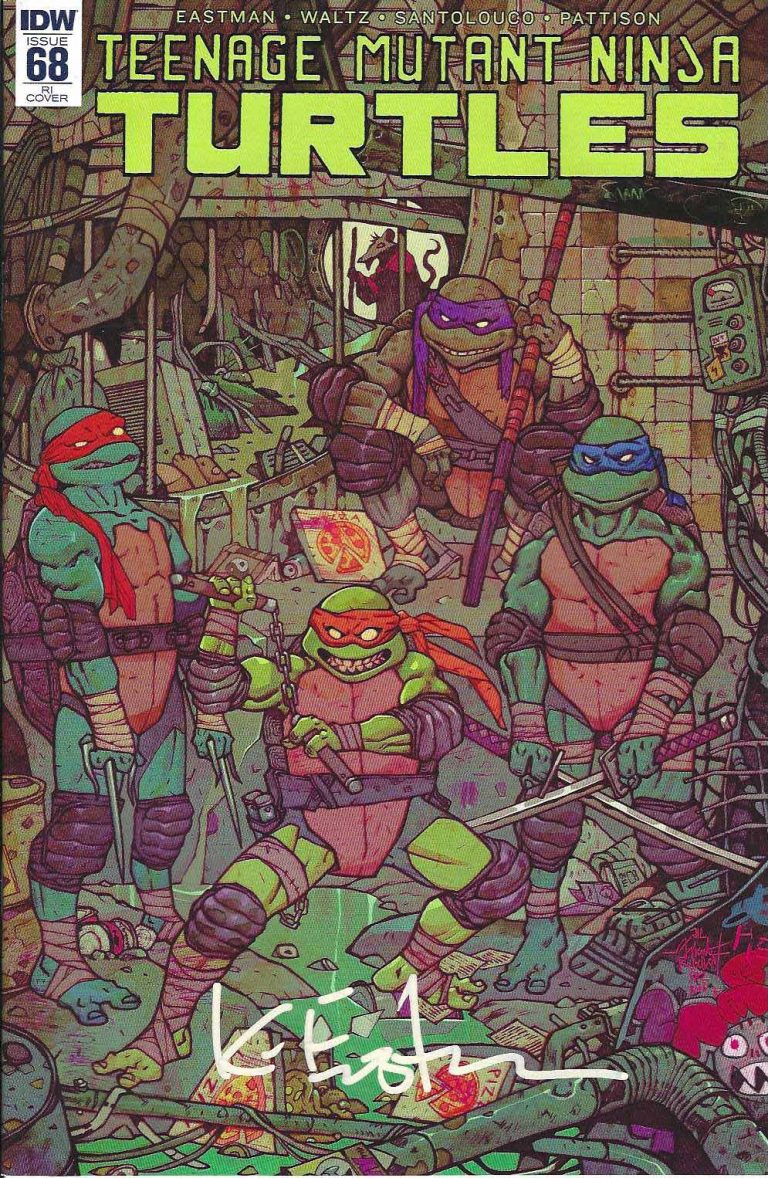 TMNT Issue #68 RI Signed – Kevin Eastman Studios