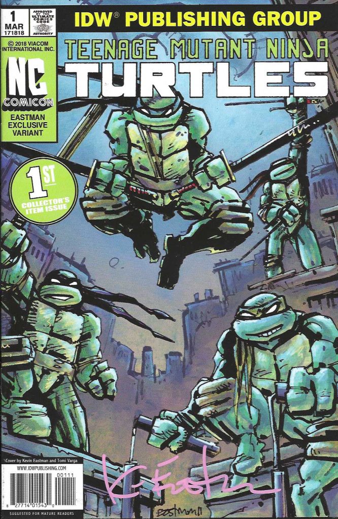 TMNT 62 Cover B – Signed by Kevin – Kevin Eastman Studios