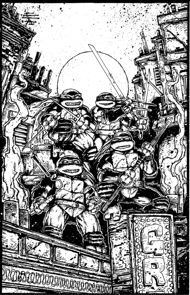 TMNT Issue 122 Original Art – Mona Lisa – Kevin Eastman Studios