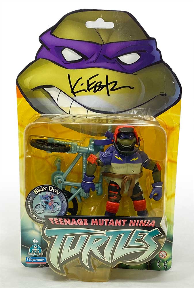 TMNT Fightin’ Bikin’ Don 2003 Ninja Turtles Action Figure Playmates ...