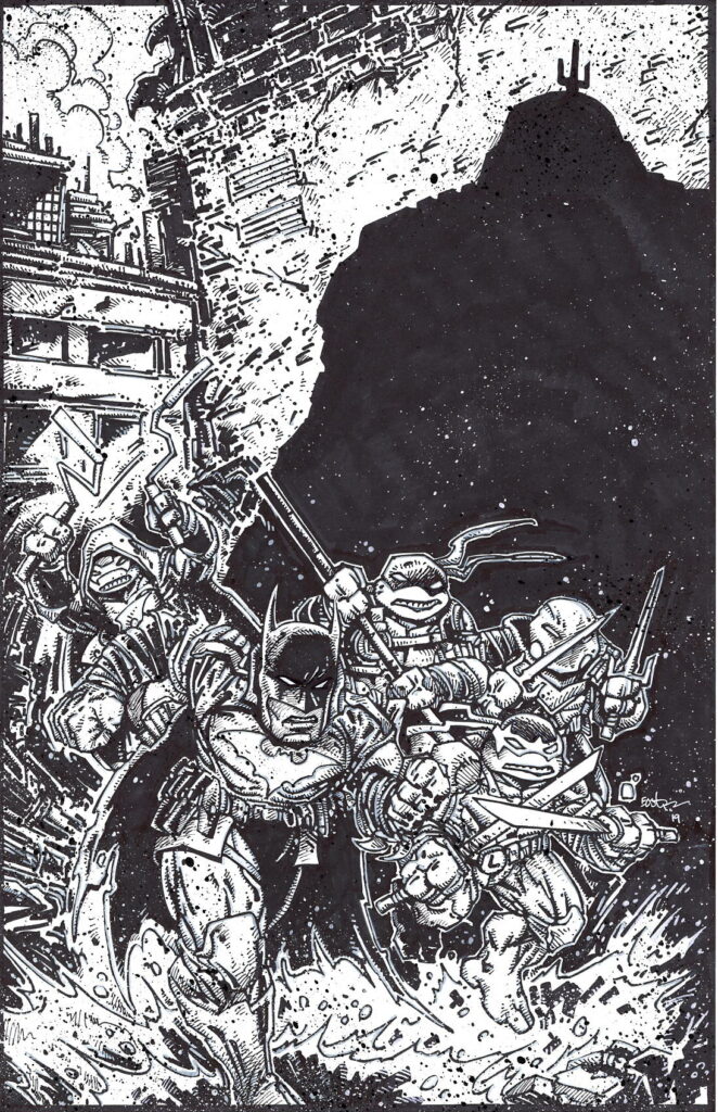 Batman-TMNT Crossover – Kevin Eastman Studios