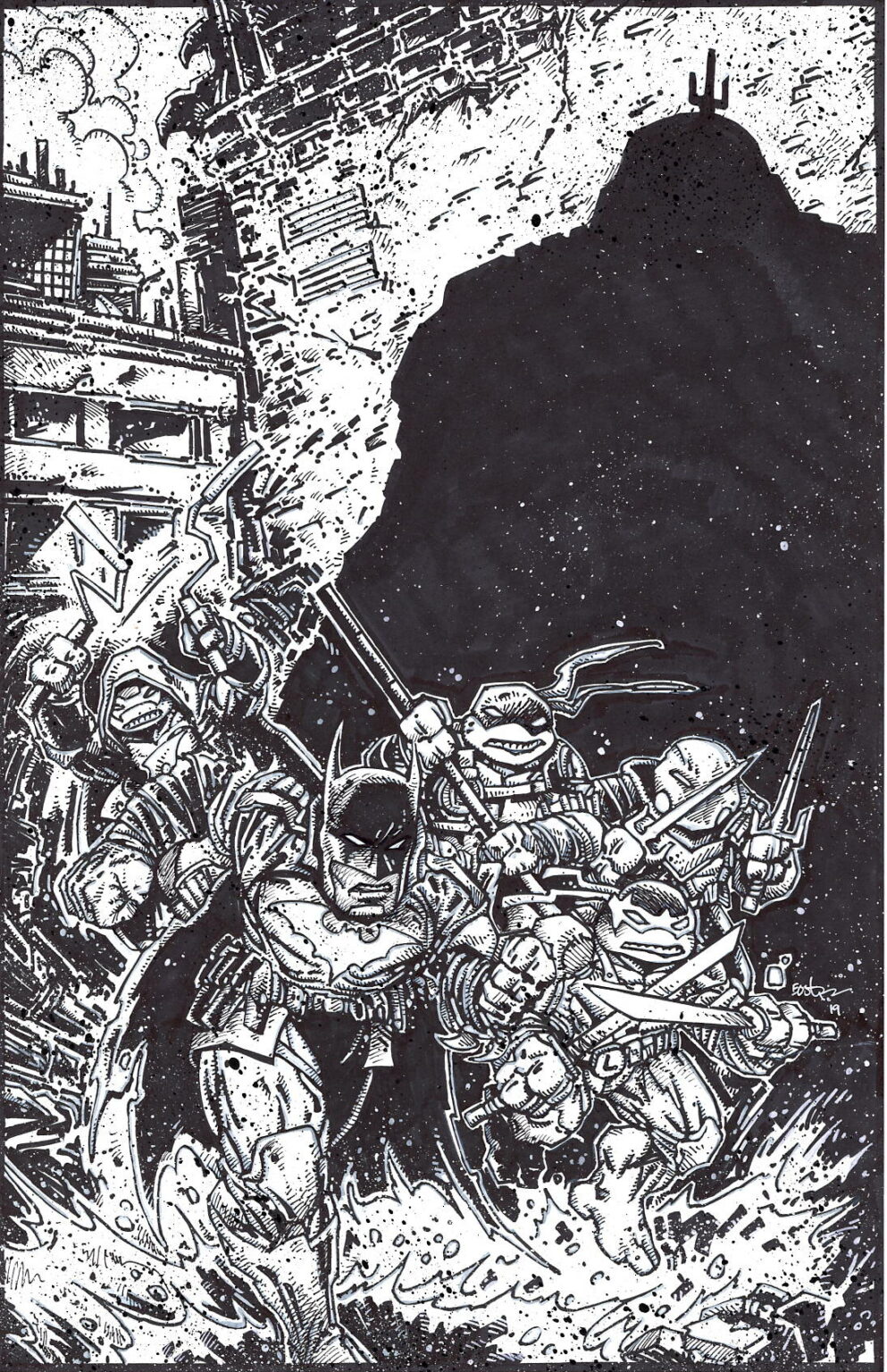 Batman-TMNT Crossover – Kevin Eastman Studios
