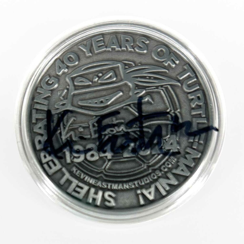 TMNT 40 Years Eastman Studios Exclusive Commemorative Coin SIGNED ...